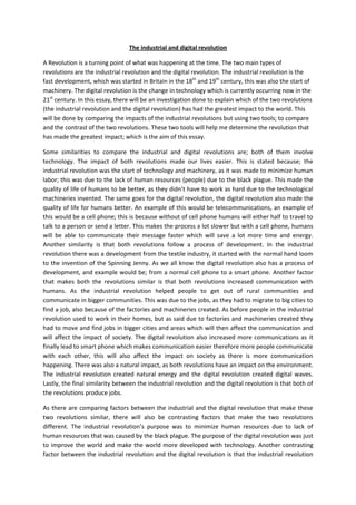 10 hum-revolution-compare and contrast-16tashap | DOCX