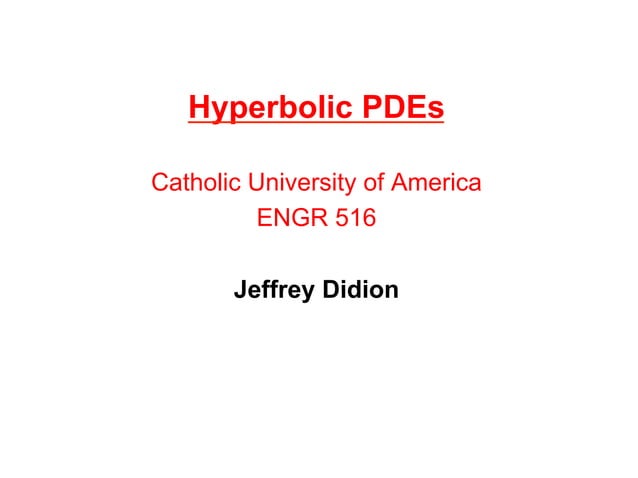 10 hyperbolic pd-es | PDF | Physics | Science