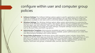 10 implementing GPOs | PPTX
