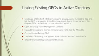 10 implementing GPOs | PPT