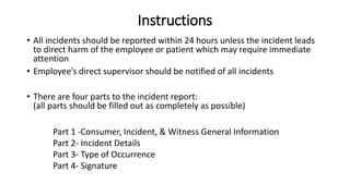 10 incident reporting | PPT
