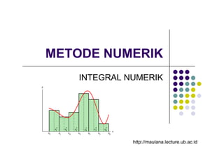 MATERI PERHTIUNGAN INTEGRAL METODE NUMERIK | PDF