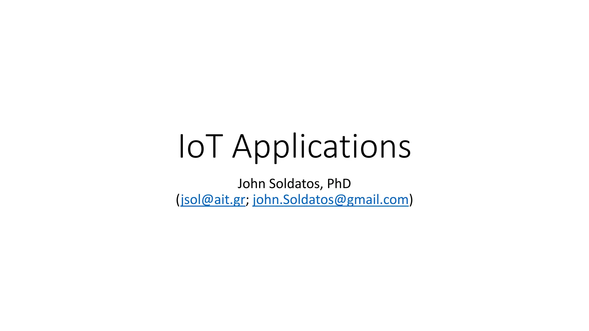 10 internet-of-things-iot-applications | PDF | Internet of Things | Internet