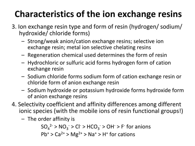 10 ion exchange process | PPTX