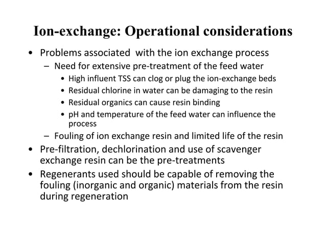 10 ion exchange process | PPTX