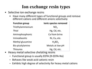 10 ion exchange process | PPTX