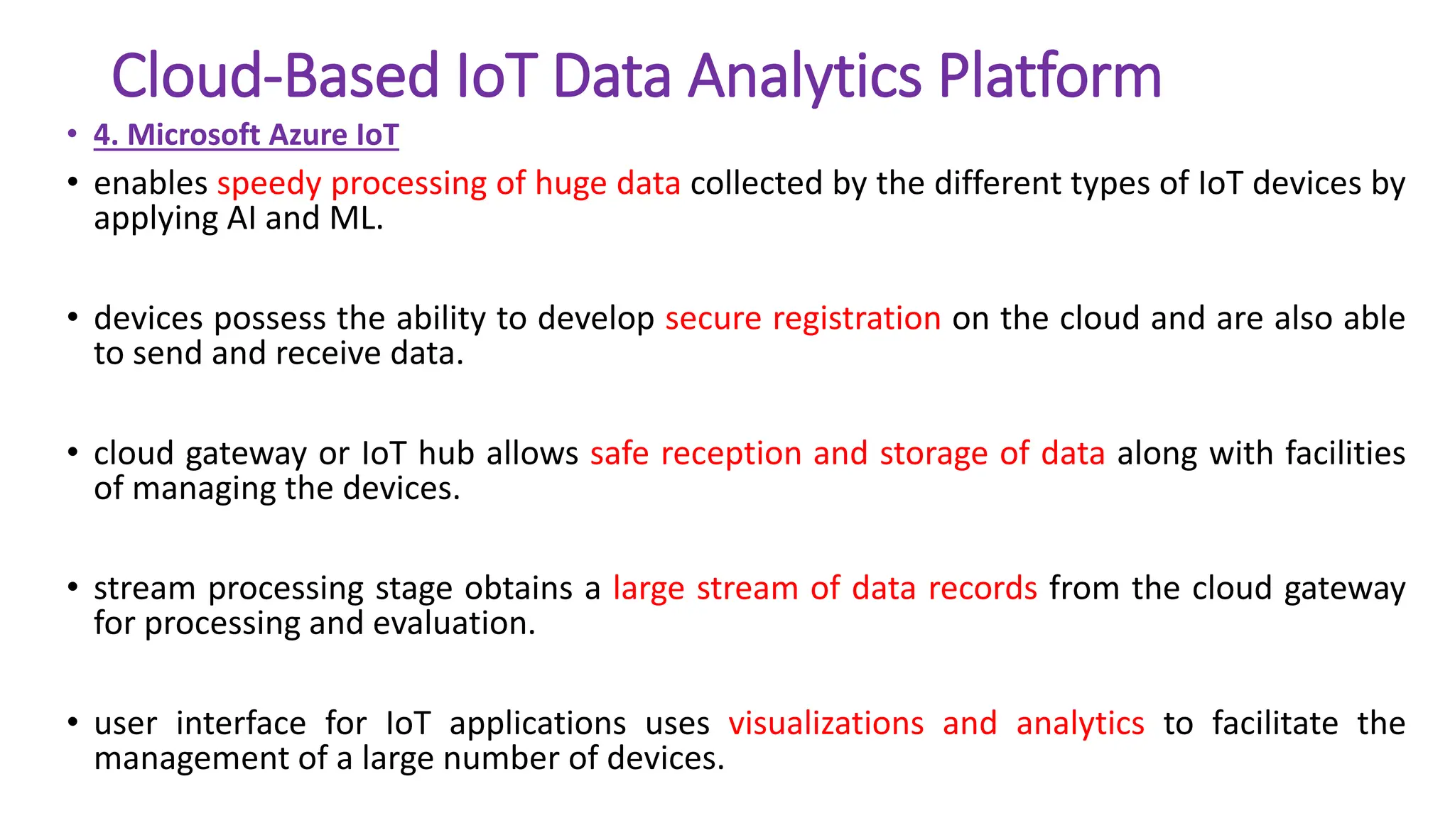 10-IoT Data Analytics, Cloud Computing for IoT, Cloud Based platforms ... 10-IoT Data Analytics, Cloud Computing for IoT, Cloud Based platforms ...