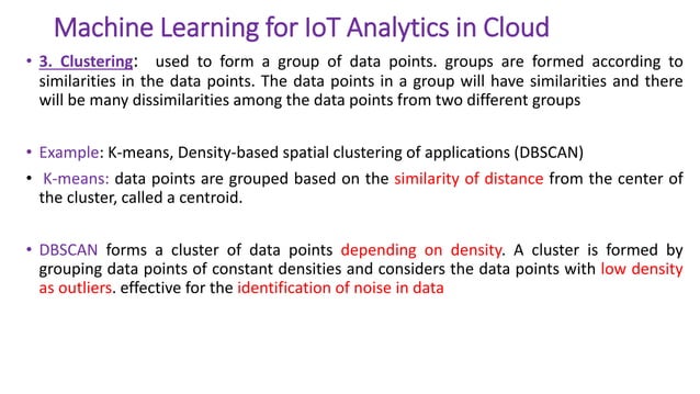 10-IoT Data Analytics, Cloud Computing for IoT, Cloud Based platforms ... 10-IoT Data Analytics, Cloud Computing for IoT, Cloud Based platforms ...