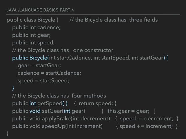 10- java language basics part4 | PPT