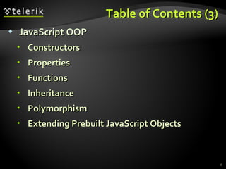 JavaScript OOP | PPT