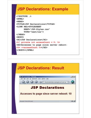 10 jsp-scripting-elements | PDF