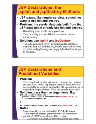 10 jsp-scripting-elements | PDF