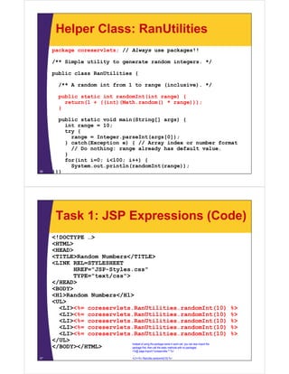 10 jsp-scripting-elements | PDF