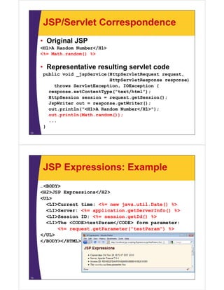 10 jsp-scripting-elements | PDF