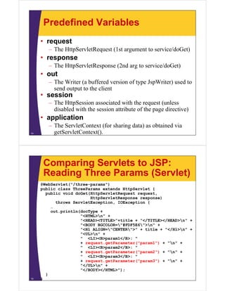10 jsp-scripting-elements | PDF