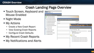 CRASH Program Updates and Dashboards to Access Data | PDF