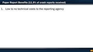 CRASH Program Updates and Dashboards to Access Data | PDF