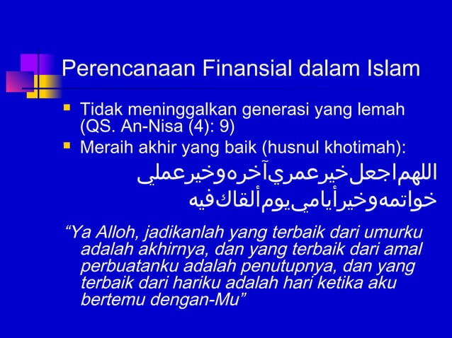 kedudukan harta dalam islam | PPT