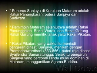 kerajaan-mataram-kuno | PPT