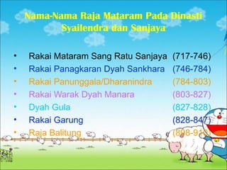 kerajaan-mataram-kuno | PPT