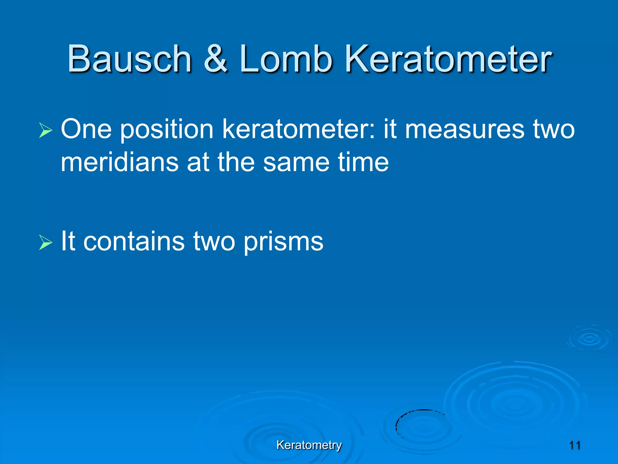keratometry | PPT