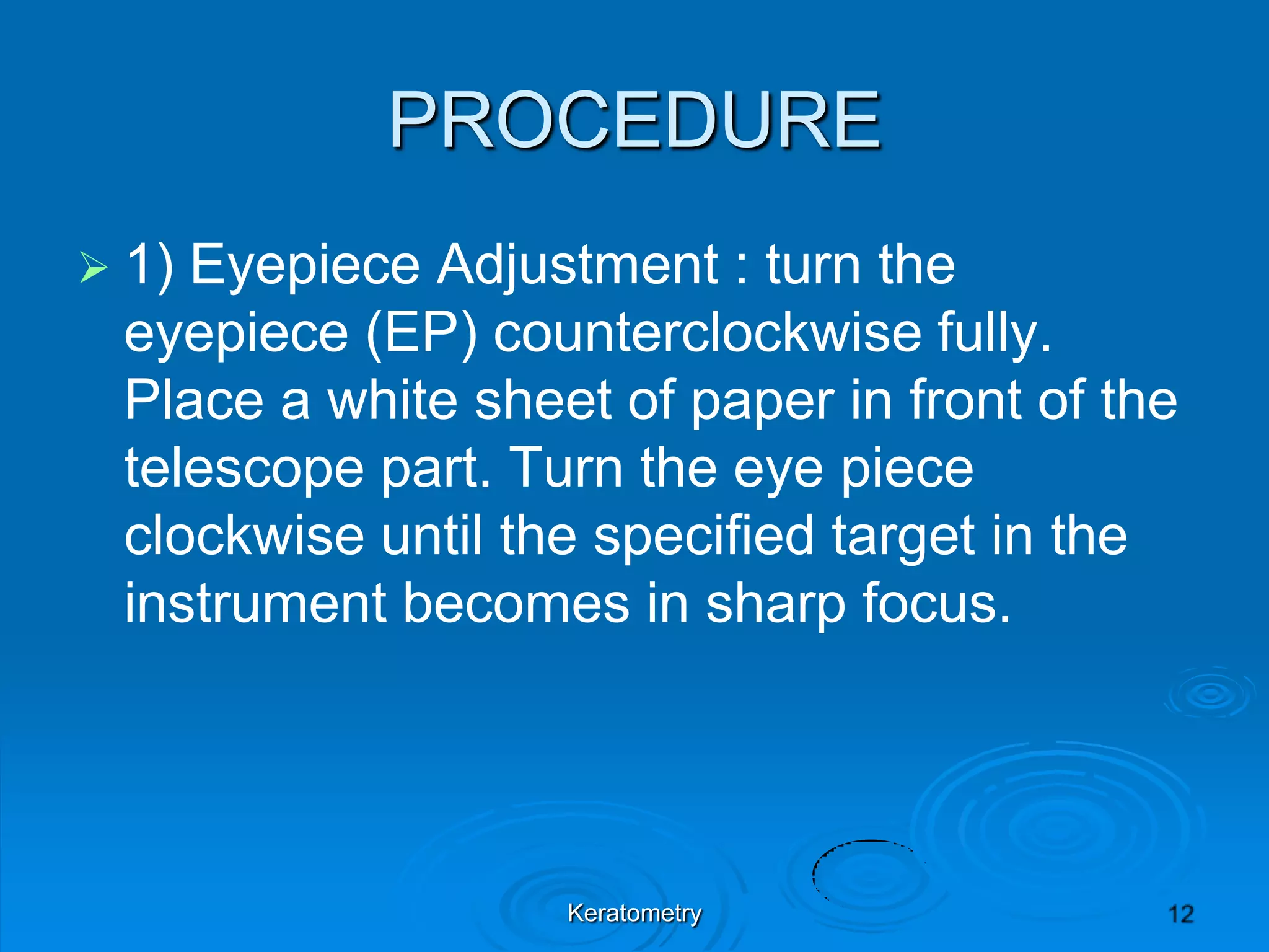 keratometry | PPT