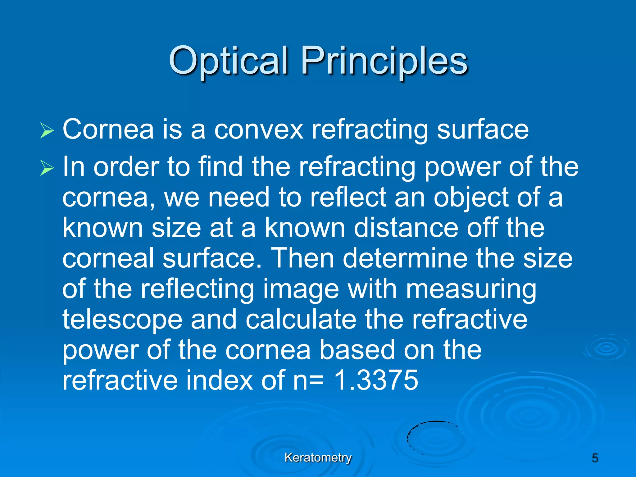 keratometry | PPT