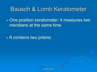 keratometry | PPT