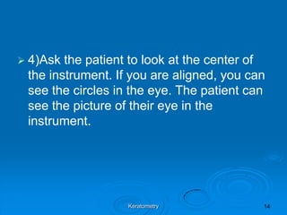 keratometry | PPT