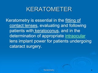 keratometry | PPT