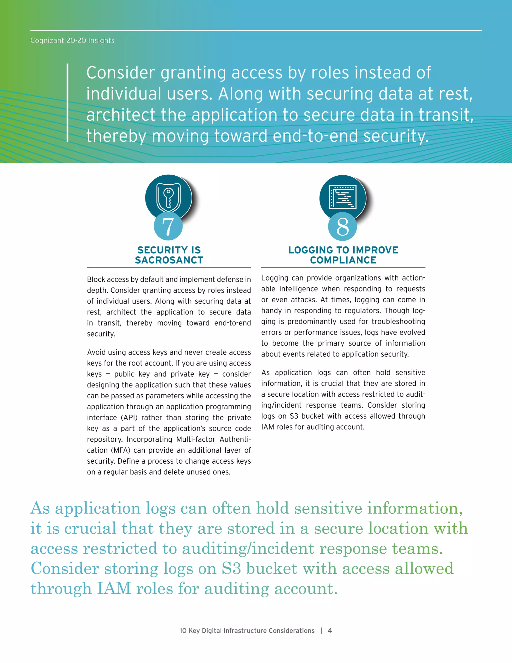 10 Key Digital Infrastructure Considerations | PDF