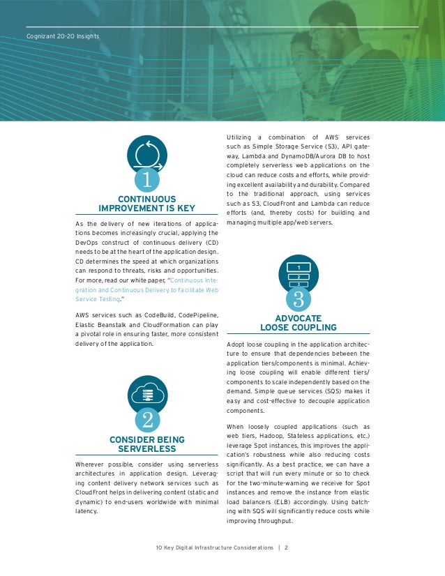 10 Key Digital Infrastructure Considerations