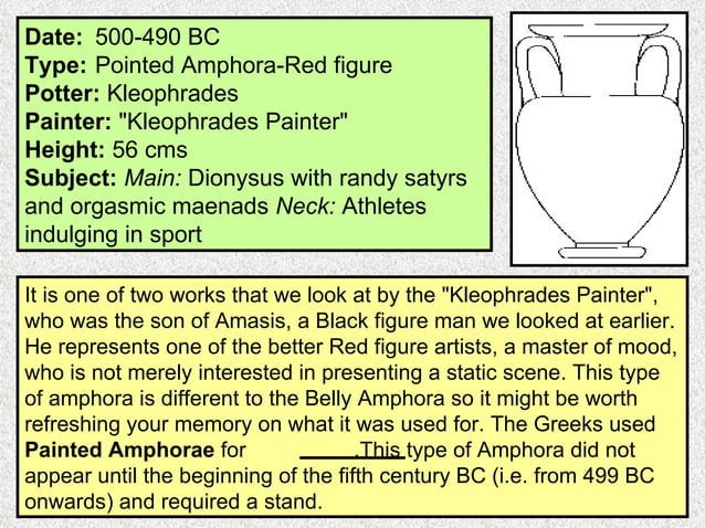 10. Kleophrades Pointed Amphora | PPT | Antiquing and Antiques | Hobbies & Interests