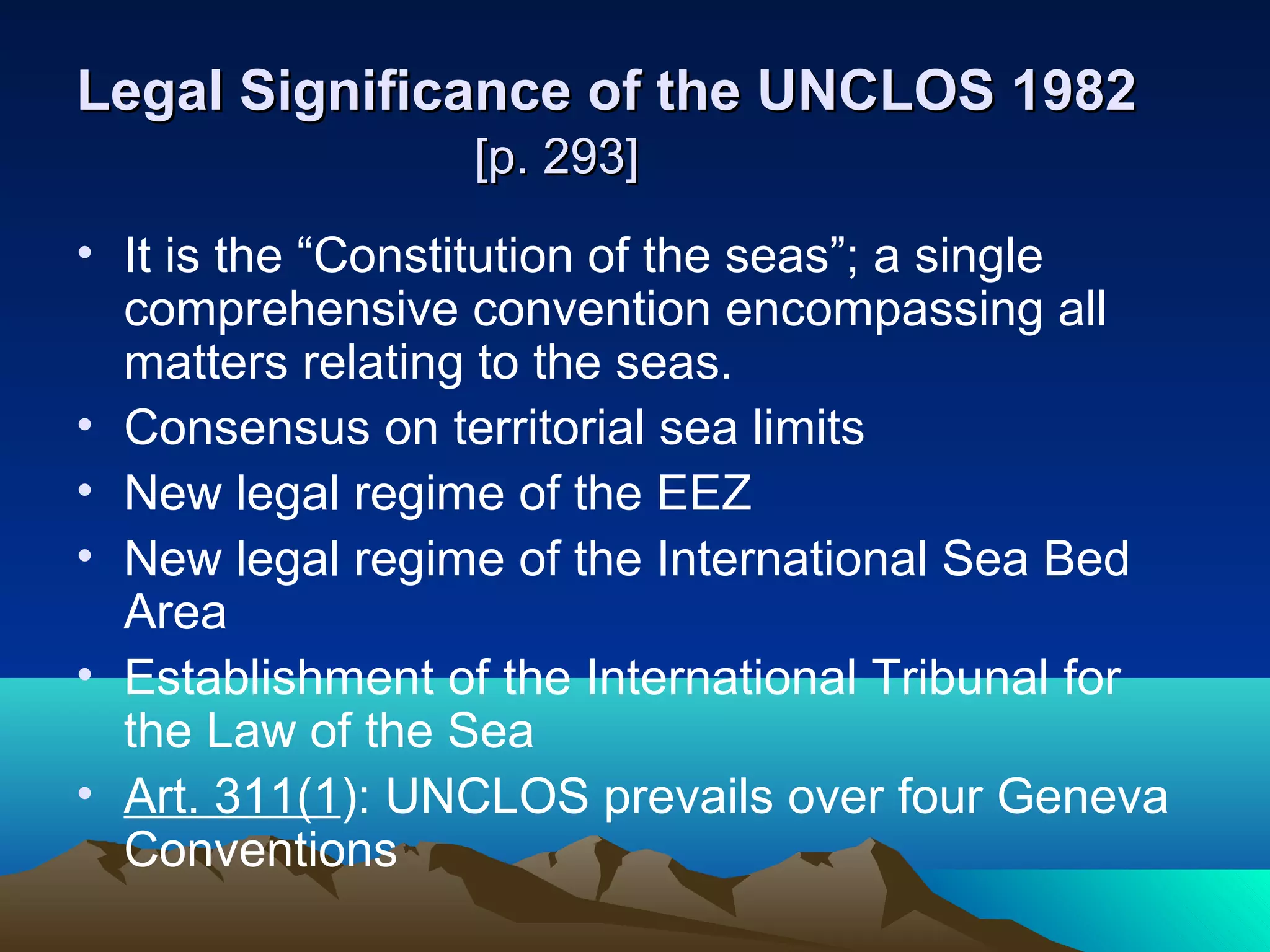 law of the sea | PPT