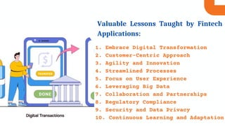 10 Lessons Banks Can Draw from Fintech Applications | PPT