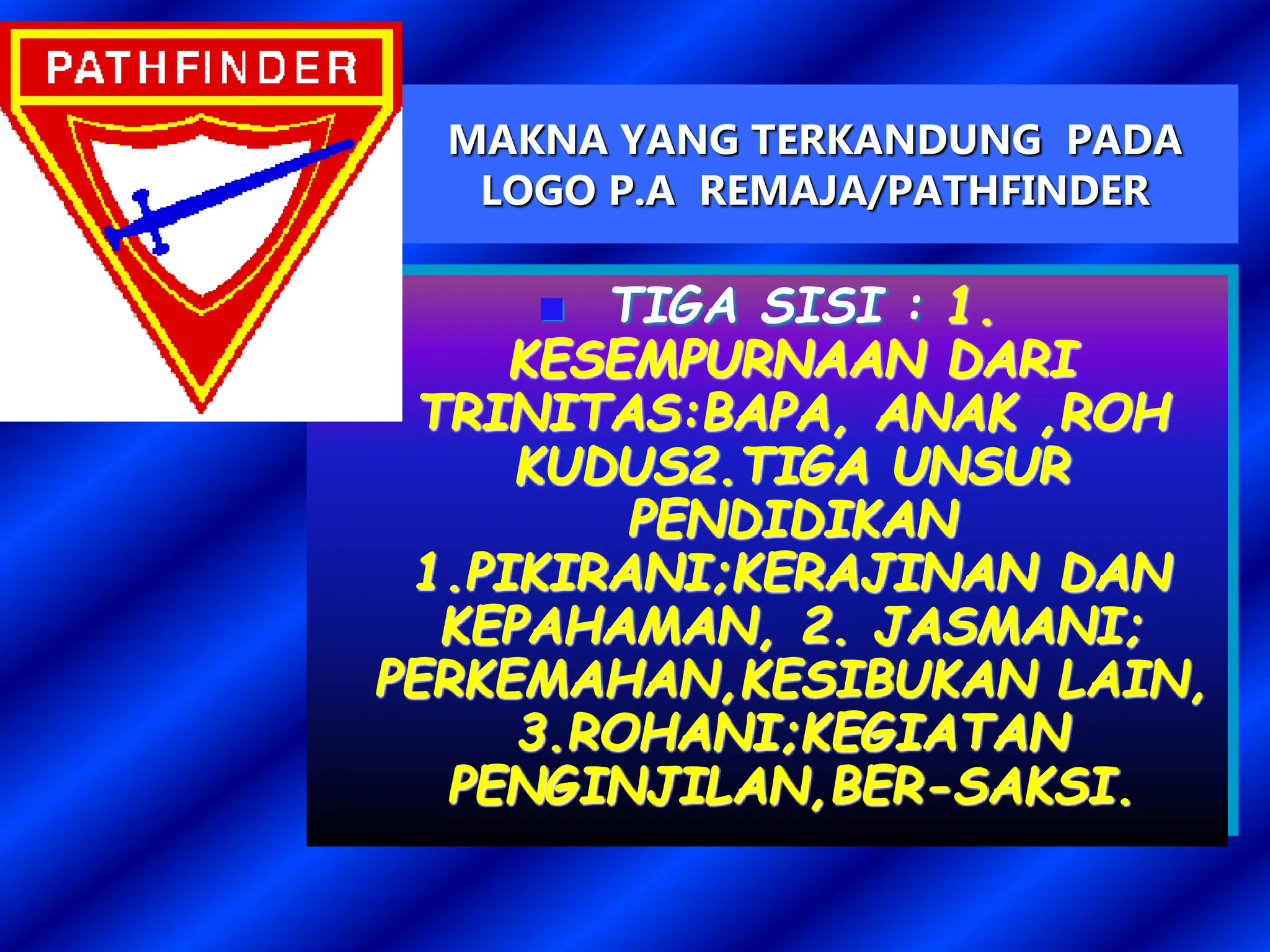 10- Logo Pathfinder dan Maknanya .PPT