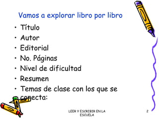 10. los libros de ficción | PPT