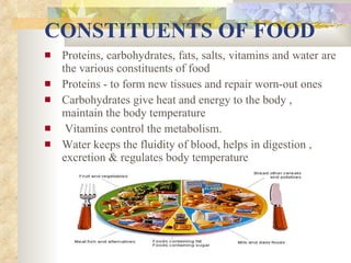 10. malnutrition n constituents of food | PPT