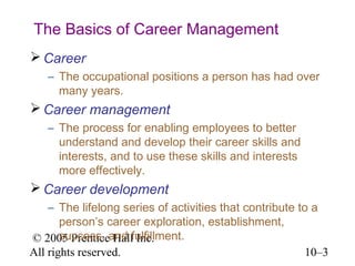 managing career | PPT