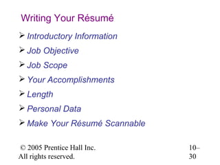 managing career | PPT