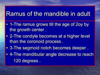 10 mandible at different ages | PPT