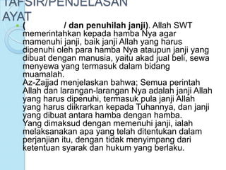 10. memenuhi akad dan janji | PPTX