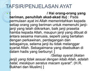 10. memenuhi akad dan janji | PPTX