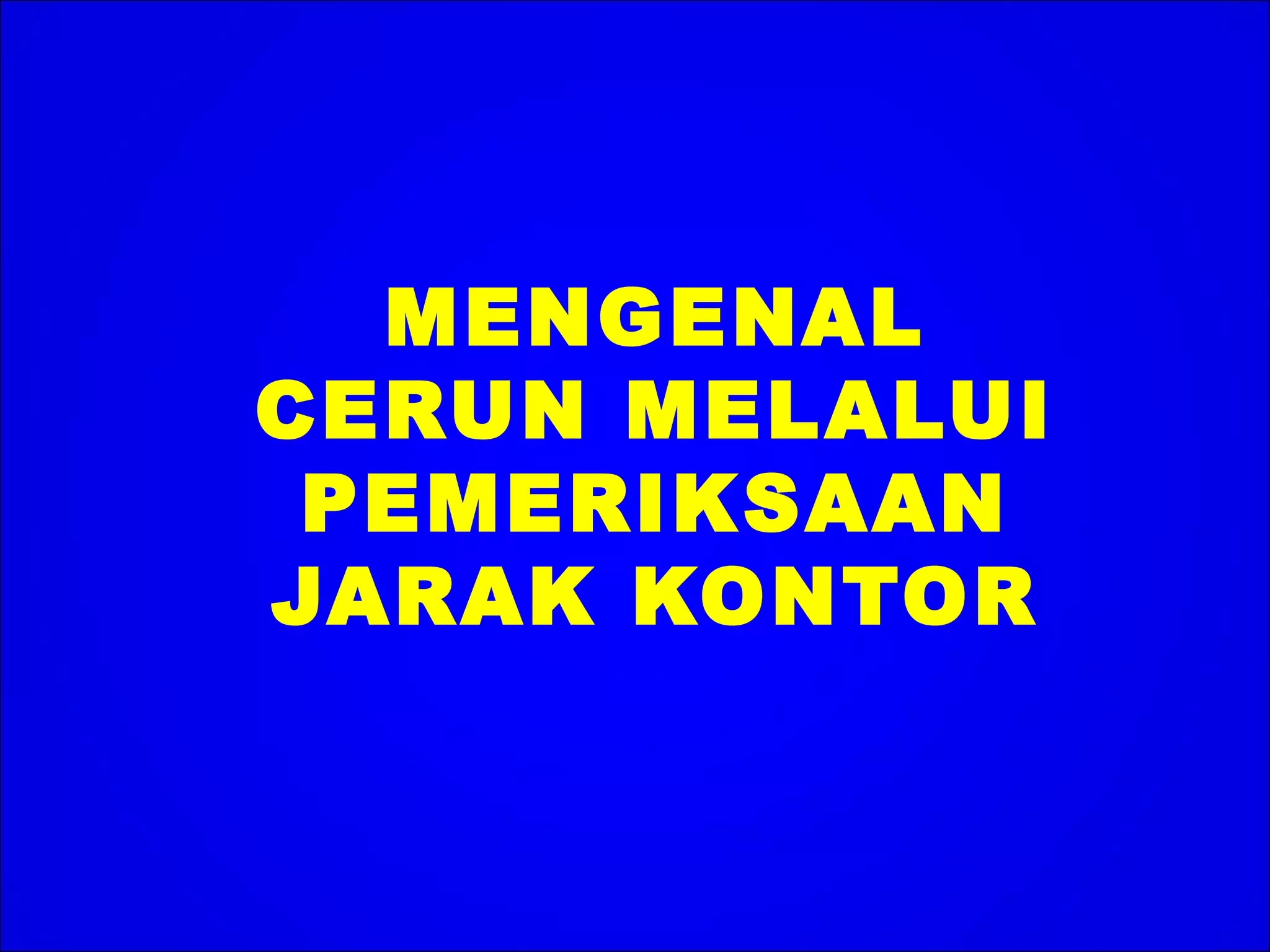 orenteering - mengenal cerun | PPT