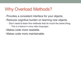 2CPP11 - Method Overloading | PPTX