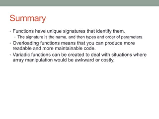 2CPP11 - Method Overloading | PPT