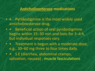 10 m g /MYASTHENIA GRAVIS /neromedicine | PPTX