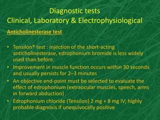 10 m g /MYASTHENIA GRAVIS /neromedicine | PPT | Free Download