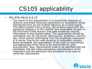 MIL-STD-461G - CS | PDF