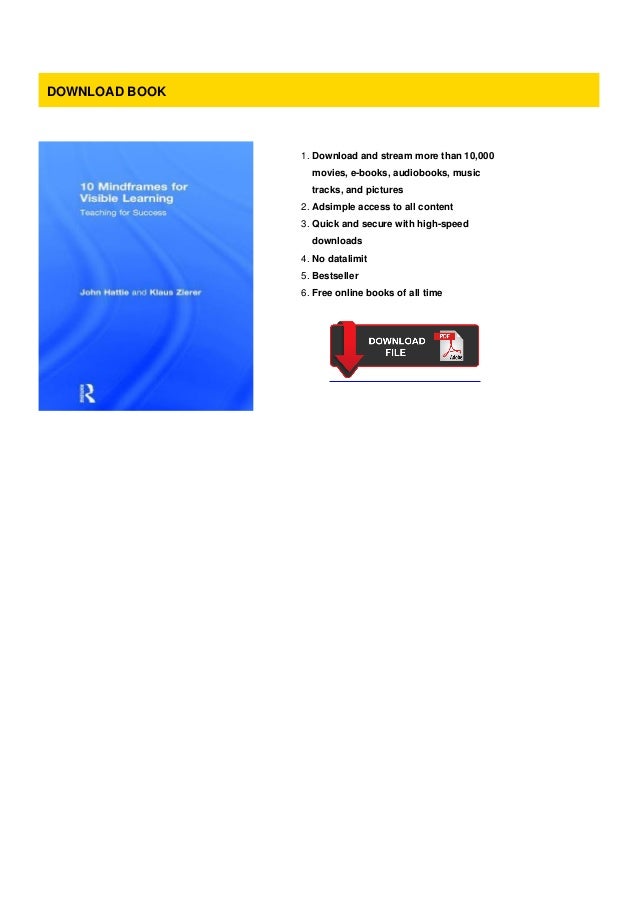 10 mindframes for visible learning teaching for success - resourcedast